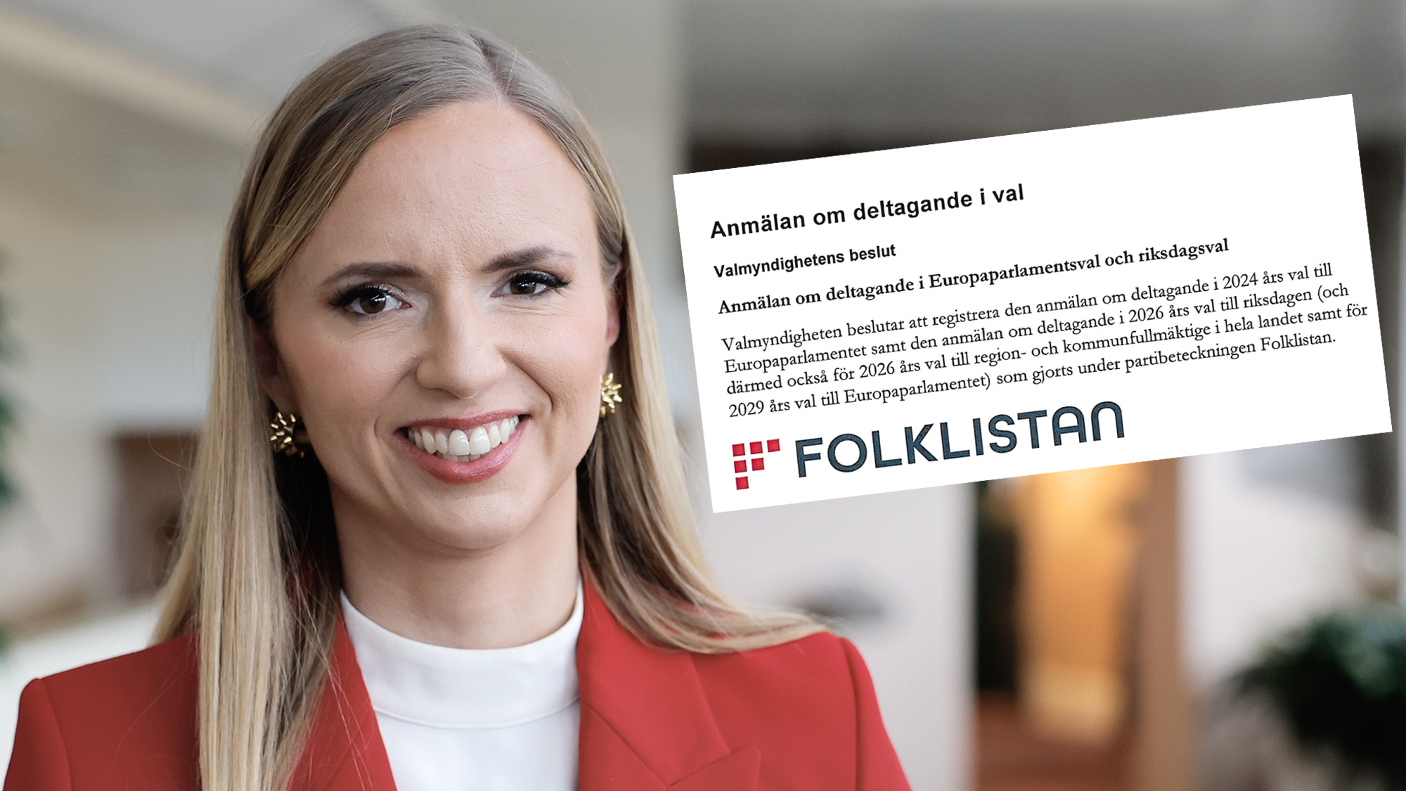 Handlingar avslöjar: Skyttedal ställer upp med nytt parti i EU-valet | Dagens ETC